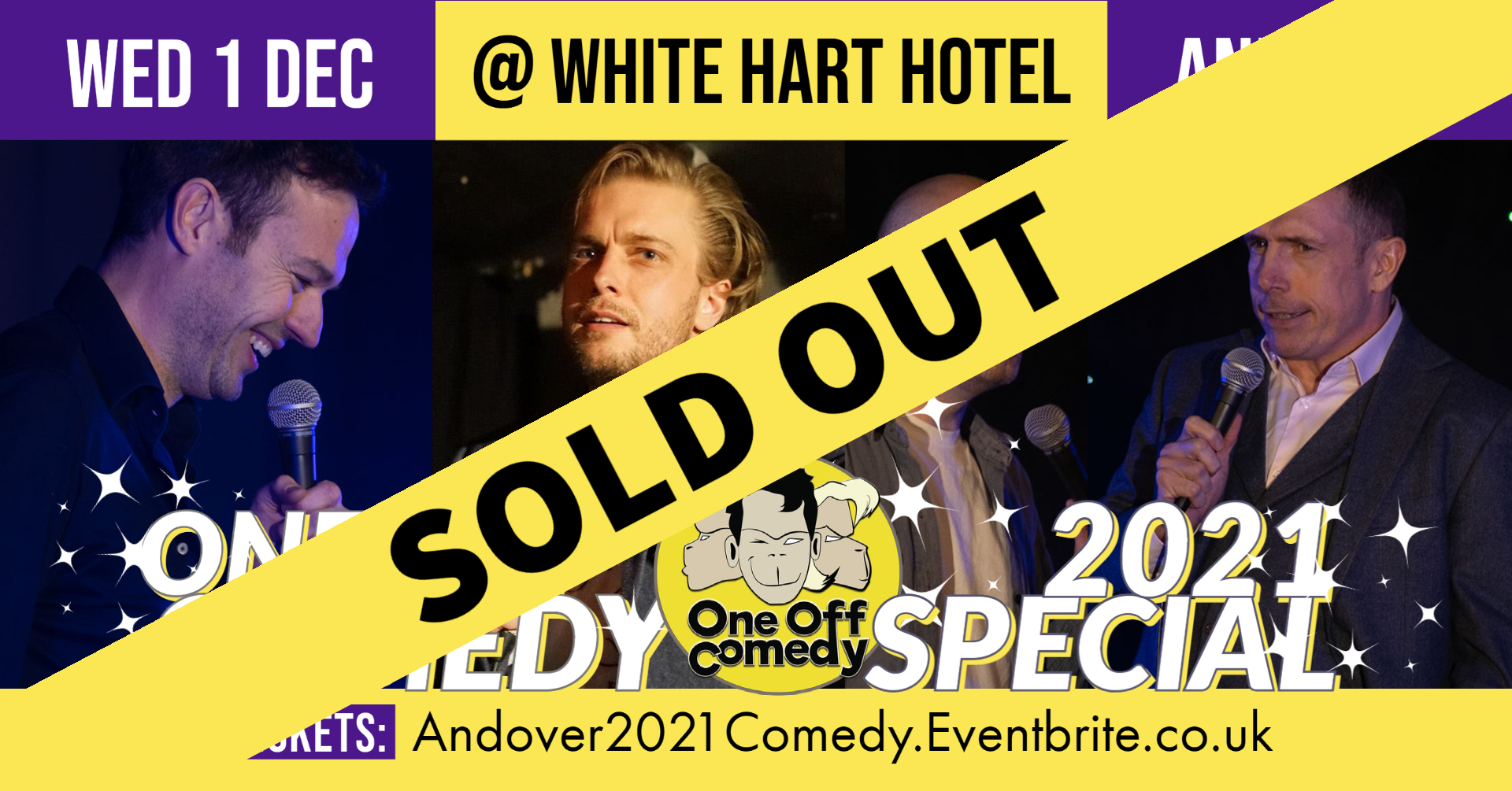 Andover - One Off Comedy 2021 Special @ White Hart Hotel! - One Off Comedy