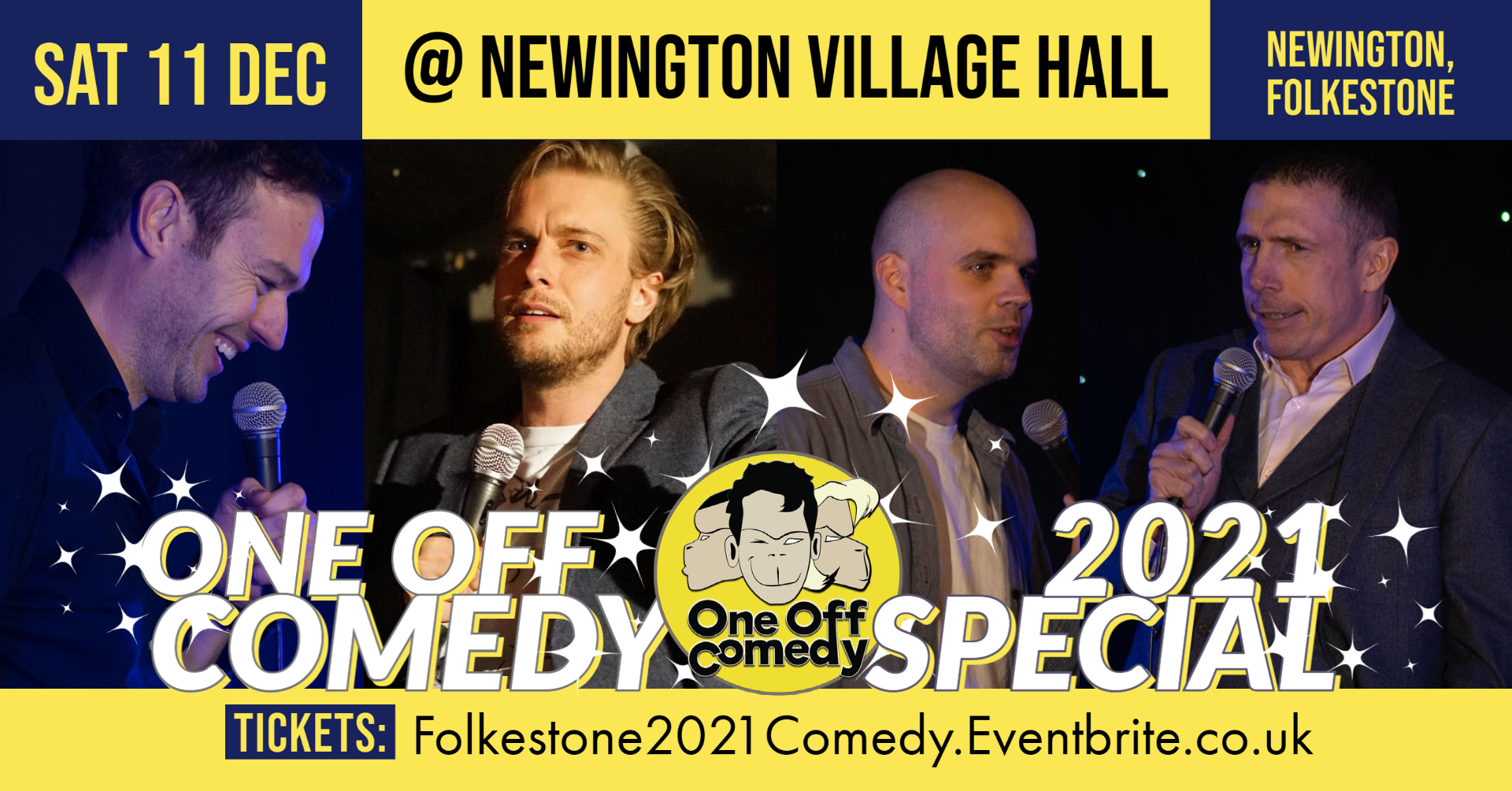 Newington, Folkestone - One Off Comedy 2021 Special @ Newington VH! - One Off Comedy