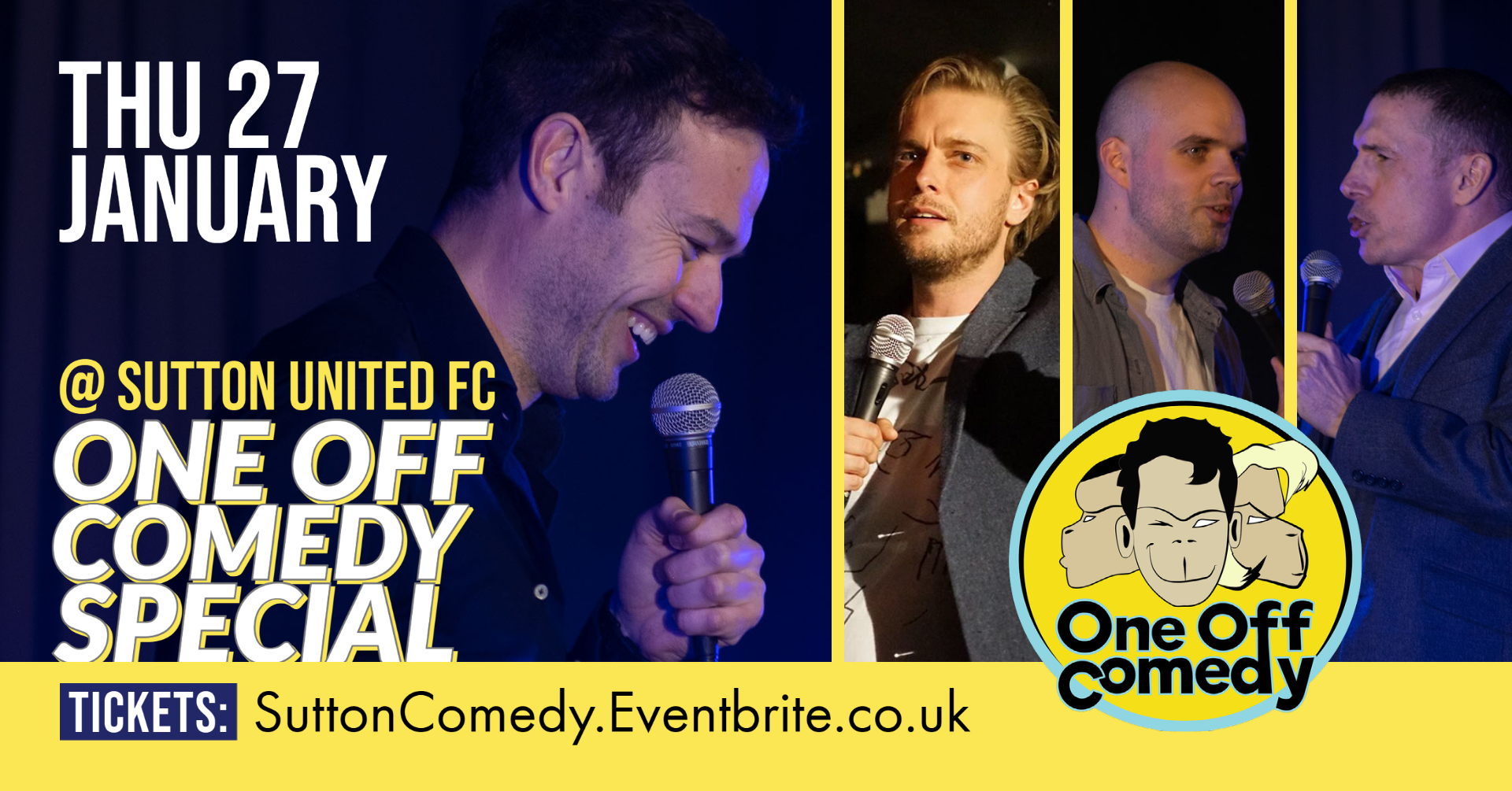 Sutton - One Off Comedy Special @ Sutton United FC! - One Off Comedy